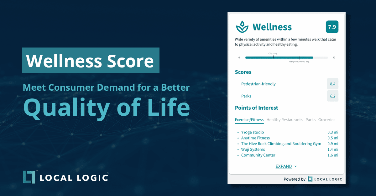 Local Logic Announces Wellness Score, its 18th Location Ranking